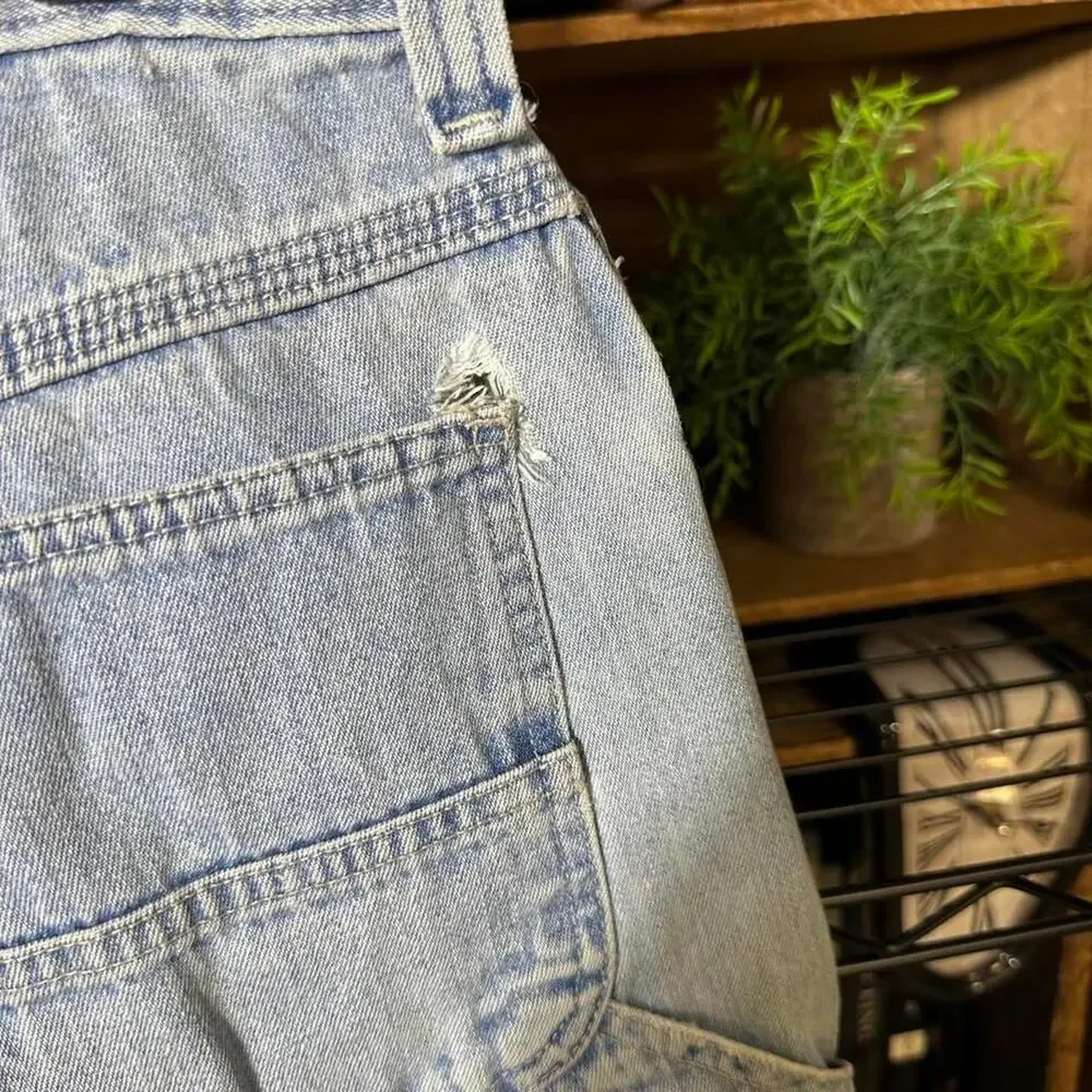 Lee | Shorts | Vintage 9s Lee Dungarees Carpenter Jean Shorts Light ...